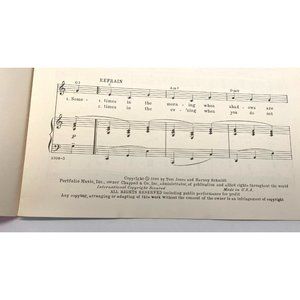 Office | My Cup Runneth Over Vintage Piano Sheet Music From I Do I Do ...